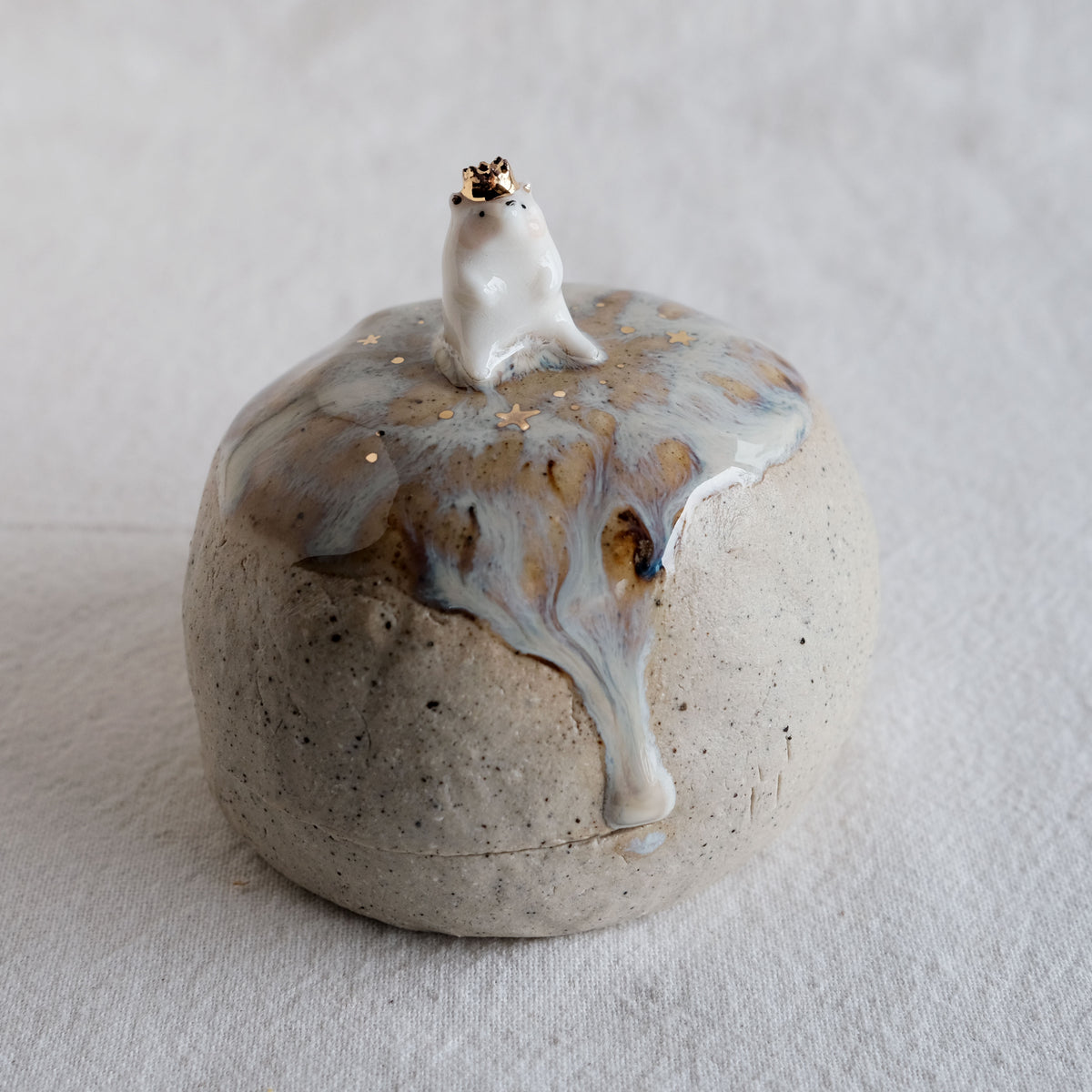 Crown Bear Treasure Keeper *Seconds* – Lithops Studio