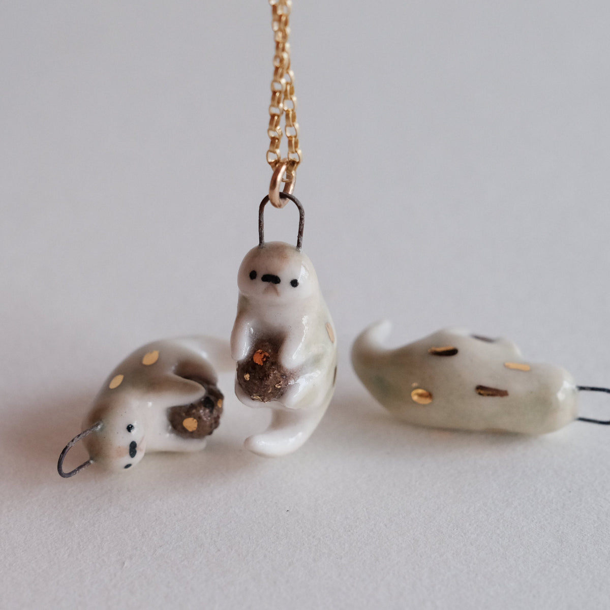 Otter Marble Necklace – Lithops Studio