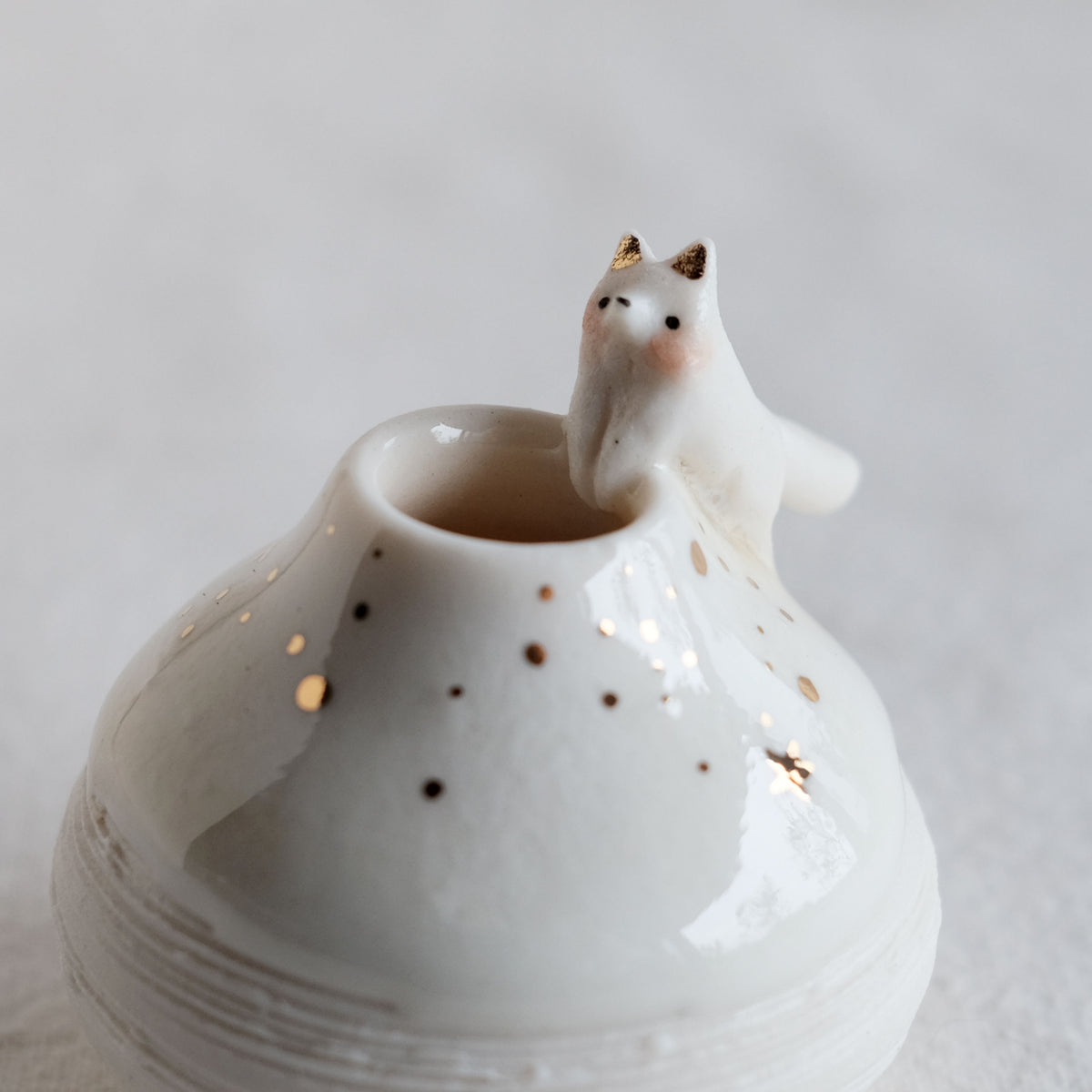 Bud Vase | Roly Poly Fox – Lithops Studio