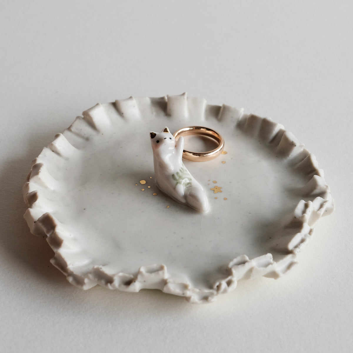 Guardian Dish | Waving Fern Fox – Lithops Studio