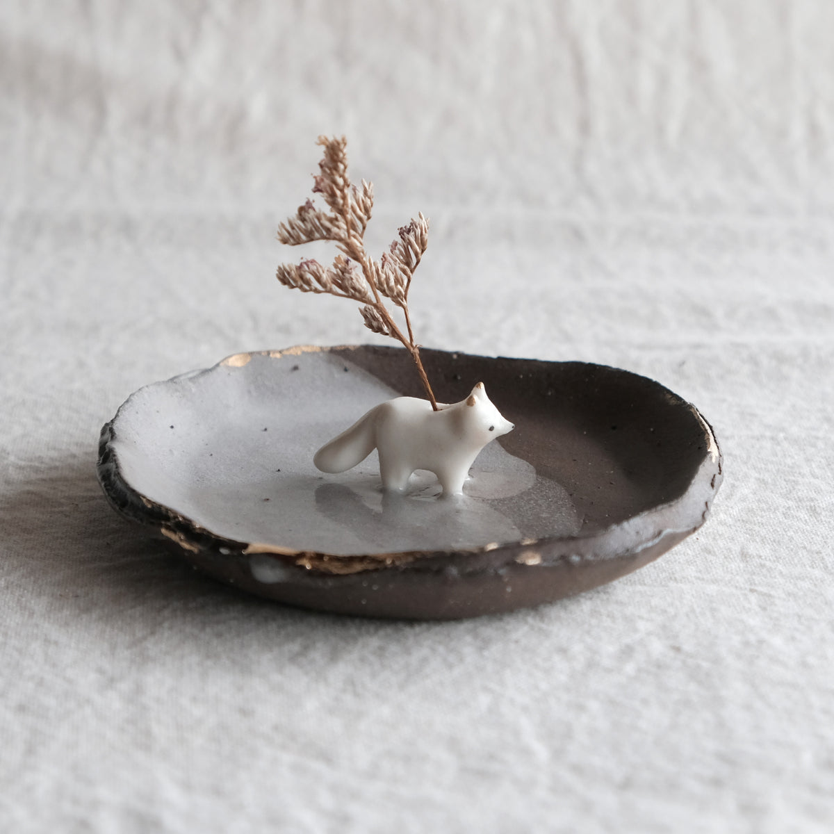 Wabi Sabi Guardian Dish | Wanderer – Lithops Studio