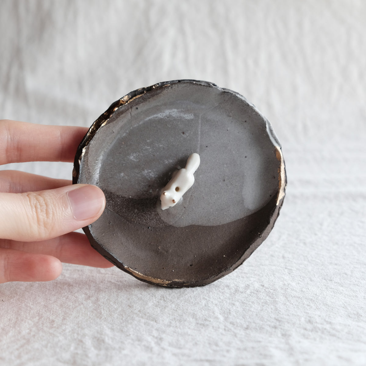 Wabi Sabi Guardian Dish | Wanderer – Lithops Studio